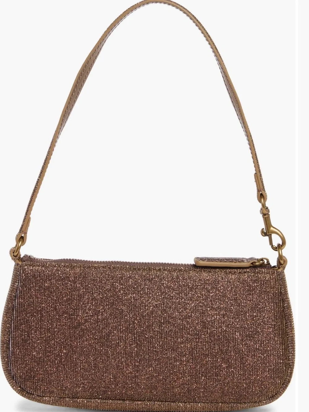 Kurt Geiger | Bags | Kurt Geiger Glitter Metallic Shoulder Bag Bronze ...